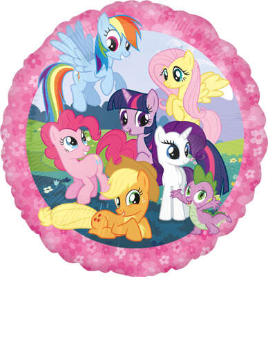 Balon foliowy My Little Pony, 45 cm, 1 szt. | Akcesoria dekoracyjne ...